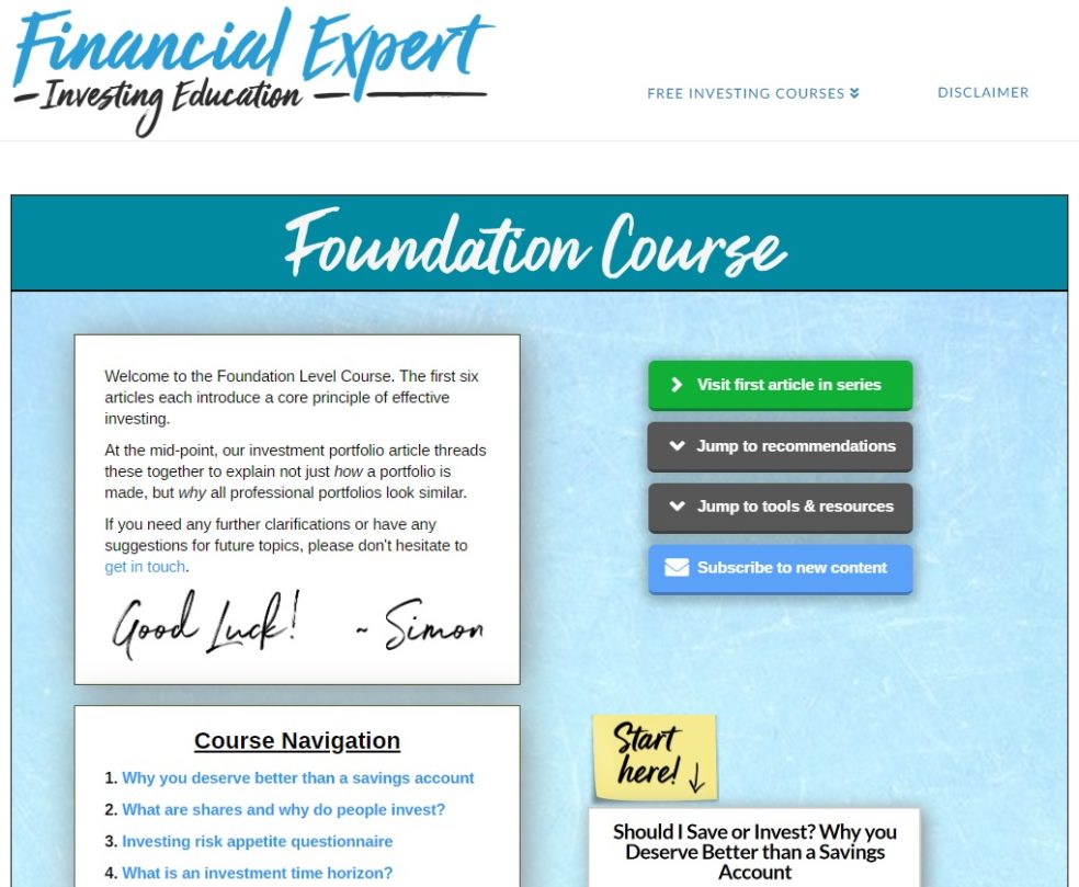 The 5 Best Free Investing Courses - Financial Expert™